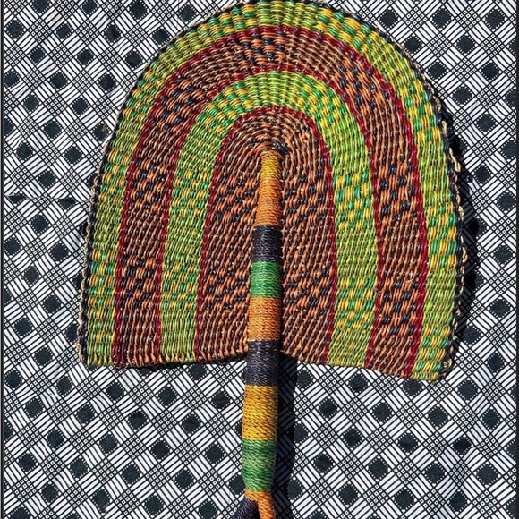 Other | African Bolga Hand Woven Hand Fan Made In Ghana | Poshmark